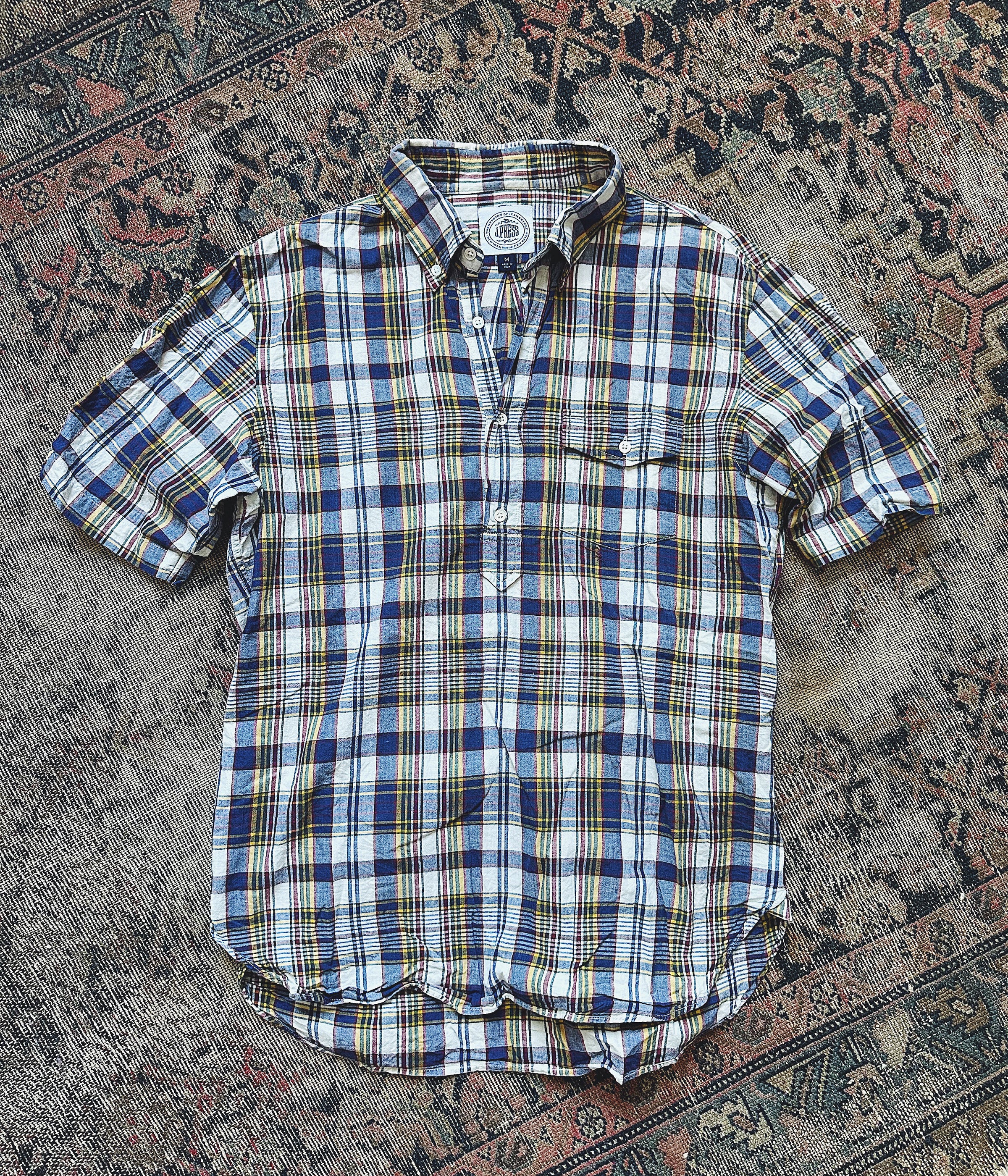 J. Press Madras Popover Shirt – Wooden Sleepers