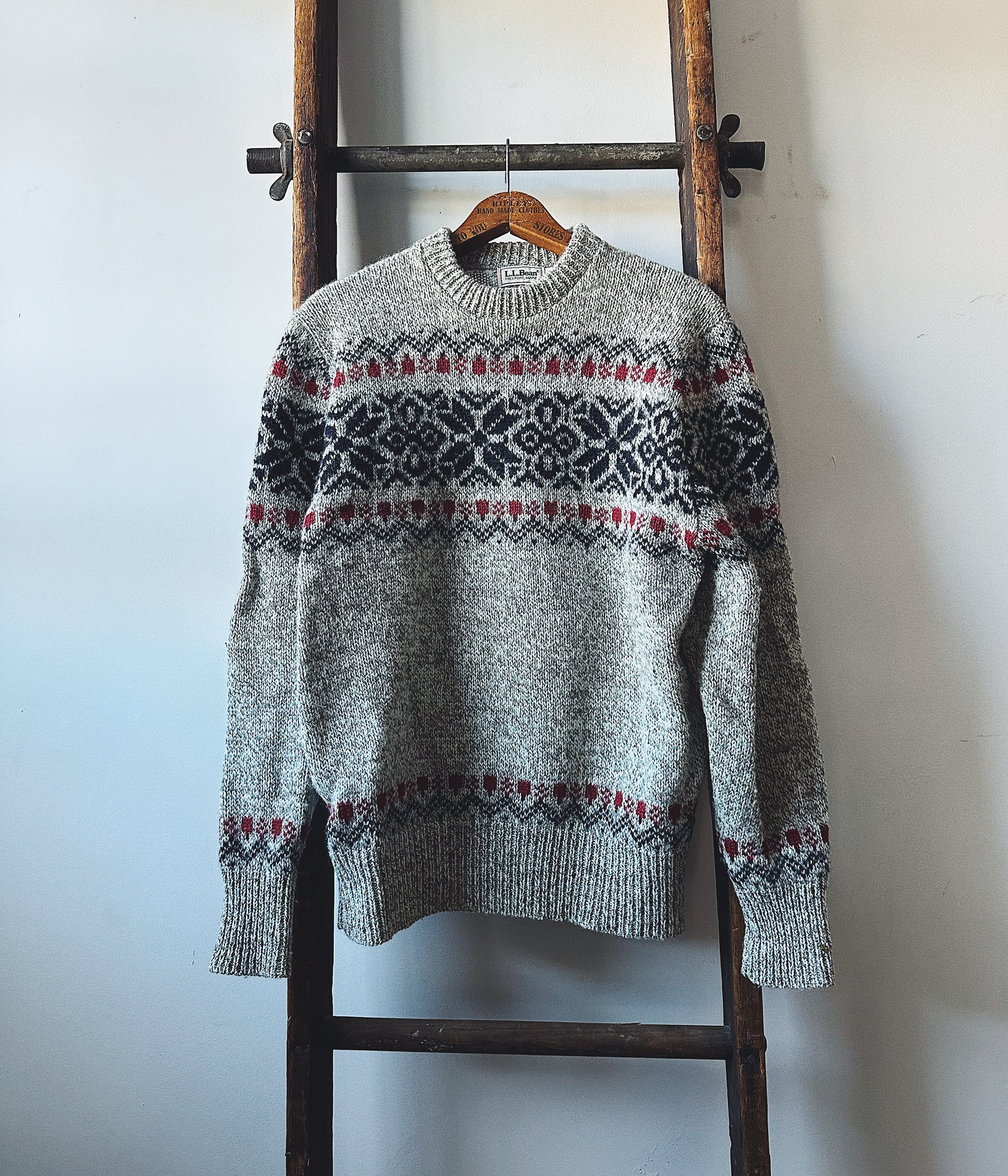 Vintage L.L.Bean Ragg Wool Sweater – Large – Wooden Sleepers